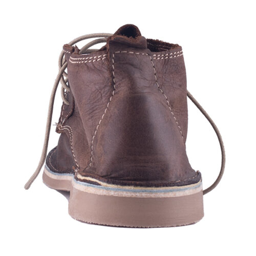 Gurmuki Handmade Leather Ankle Vellies Veldskoen - Brown